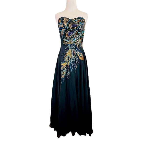 Grace Karin | Dresses | Grace Karin Embroidered Sequin Peacock Formal ...